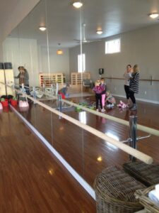 Dance Studio - Mirror and Railing Installation - Affordable Coastal Glass
