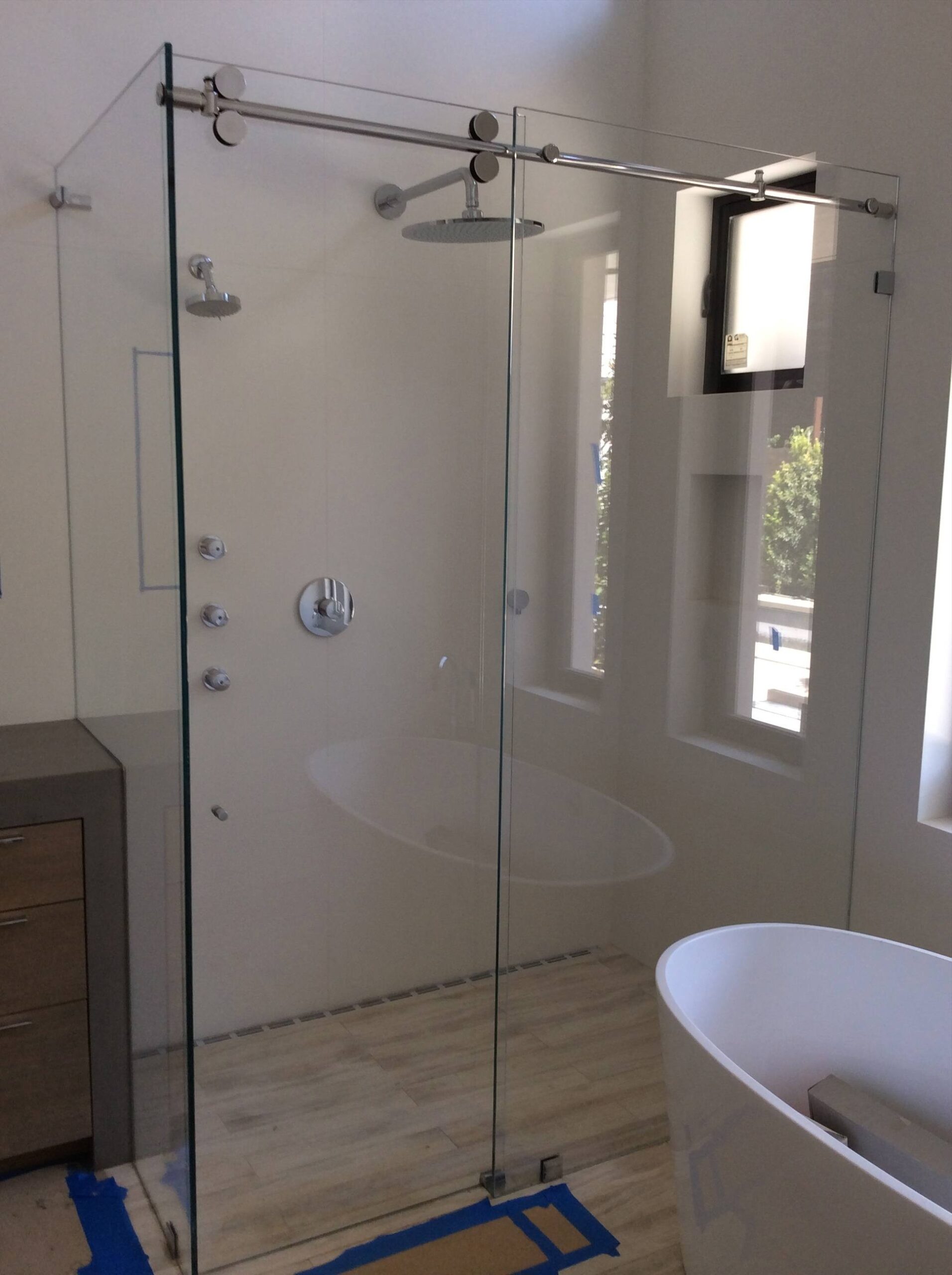 Frameless Shower Door Installation In Orange County - Affordable Glass Installation